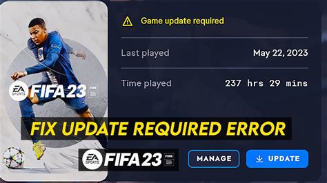 How To Fix Fifa 23 Update Required Loop Fix Update Required Error