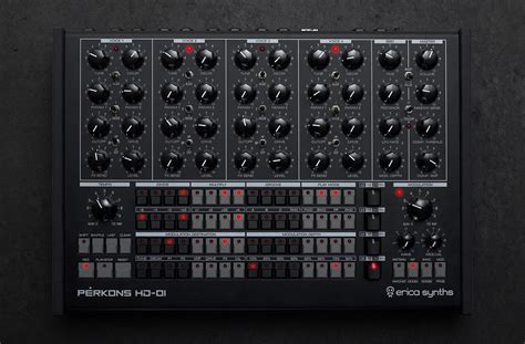 Erica Synths Perkons Hd 01 Drum Synth Now Available In Black Only