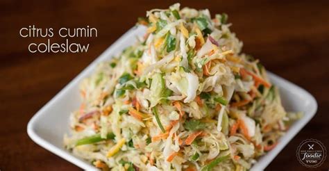 Citrus Cumin Coleslaw Homemestic
