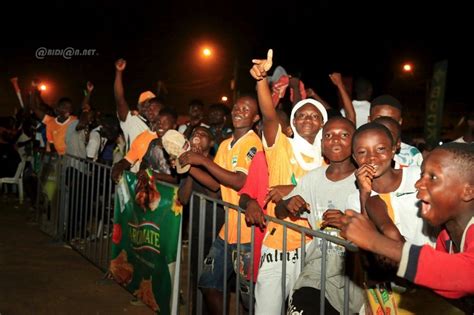 Can Qualification de la Côte d Ivoire en de finale ambiance dans la commune de