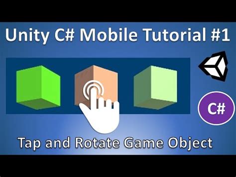 Recommended Tutorial For Touch Interactions Unity Forum
