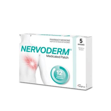 Buy Nervoderm Medicated Patch 5 Pack Mydeal