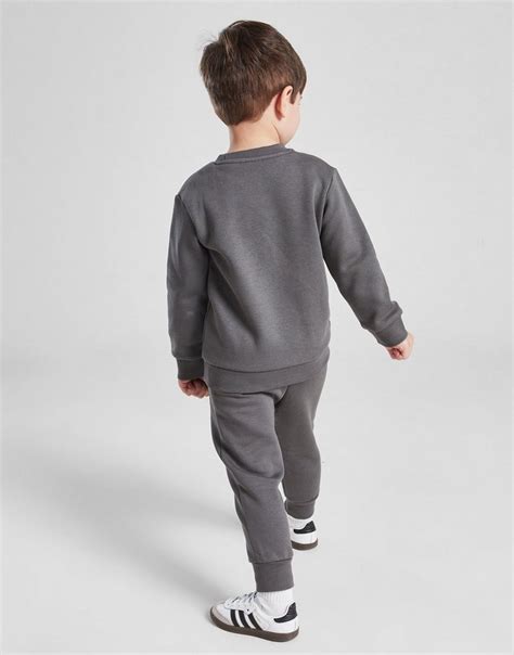 Grey Adidas Originals Varsity Crew Tracksuit Infant Jd Sports Uk