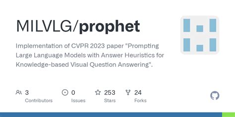 GitHub MILVLG Prophet Implementation Of CVPR Paper Prompting Large Language Models With
