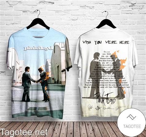 Pink Floyd Wish You Were Here Lyrics Shirt Tagotee