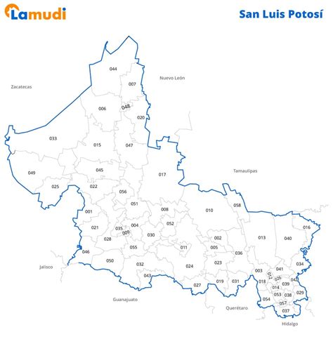 Regiones De San Luis Potosi Una Descripción General Mapa De Mexico