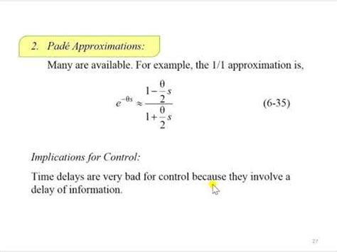 Ch Slide Pade Approximation YouTube