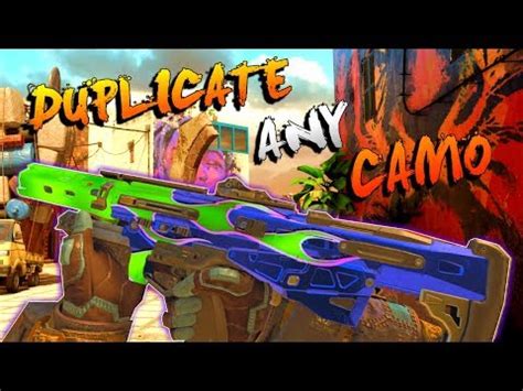 BO4 GLITCH DUPLICATE ANY CAMO INCLUDING REACTIVE CAMOS YouTube