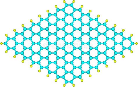 Graphene Allotrope Of Carbon Chemical Formula And Structure Stock Vector Illustration Of