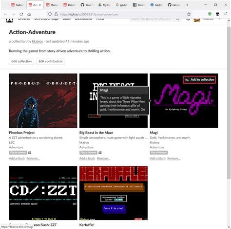 Can Add Cannot Remove Restricted Item From Collection Issue Itchio Itch Io GitHub