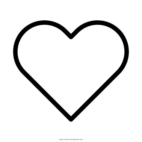 Coração Desenho Para Colorir Ultra Coloring Pages