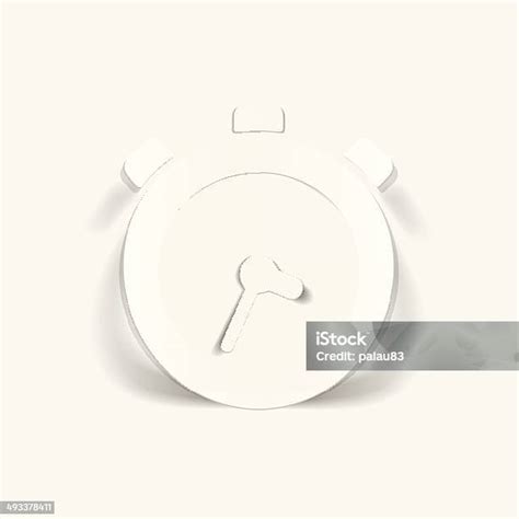 องค์ประกอบการออกแบบที่สมจริง นาฬิกา ภาพประกอบสต็อก ดาวน์โหลดรูปภาพตอนนี้ กระดาษ วัสดุ การ