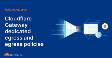 Cloudflare Gateway Dedicated Egress And Egress Policies