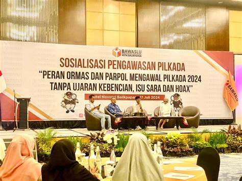 Antisipasi Hoax Dalam Pilkada 2024 Bawaslu Balikpapan Gelar Sosialisasi
