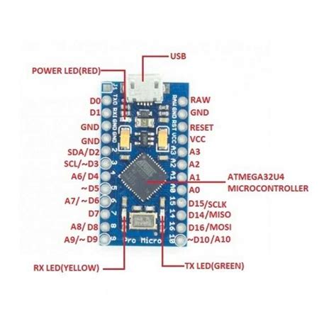 Buy Arduino Pro Micro Clone V MHz At Affordable Prices Direnc Net