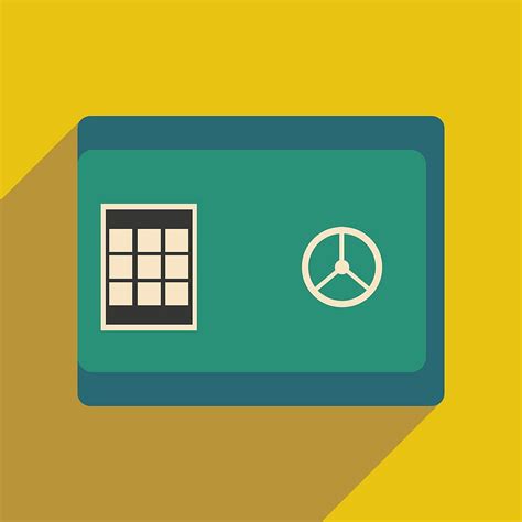 그림자 현금 안전 벡터와 현대 평면 아이콘 Ai Eps Uidownload