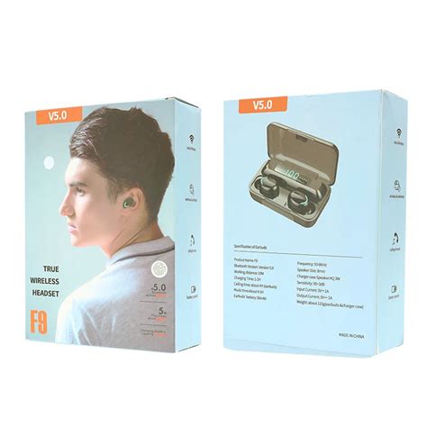 F9 Audifonos Inalambricos 50 Blue Tooth True Wireless Earbuds F9 5