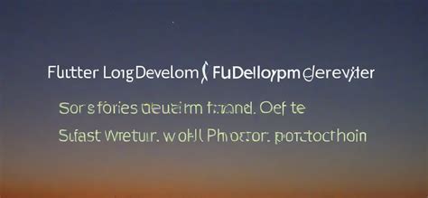 Обучение на flutter разработчика структура сроки и полезные советы
