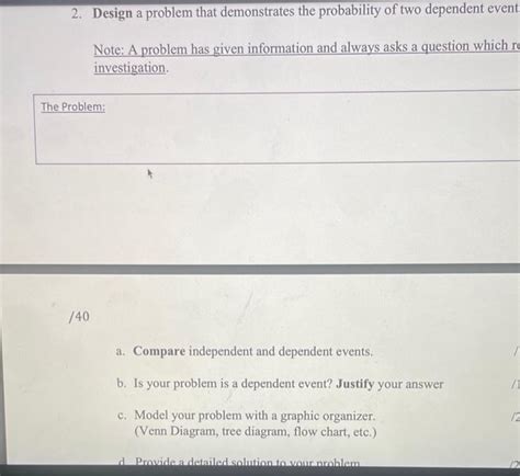 Solved Probaility Math 30 2 Its One Question But In That