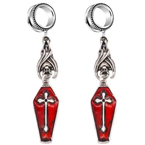 Boucles Doreilles Gothique Femme • Satan Shop