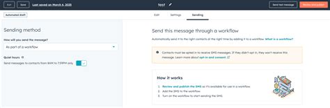 Send Automated Sms Messages Using Workflows