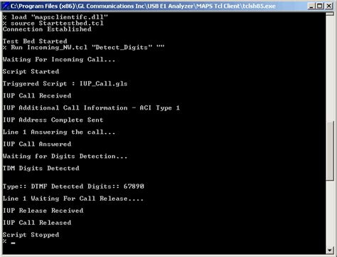 Maps™ Iup Protocol Emulator Bt Ss7 Interconnect User Part Protocol