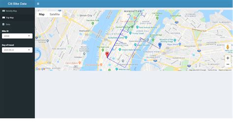 Citibike Map Data Visualization And Analysis