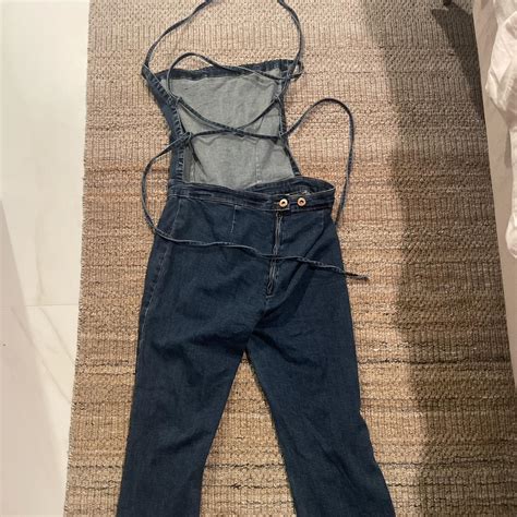 Dolls Kill Denim Jumpsuit Super Cute Jumpsuit With Depop