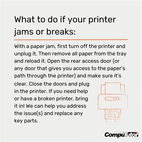 Broken Printer Heres A Tip Compu Tutor Inc
