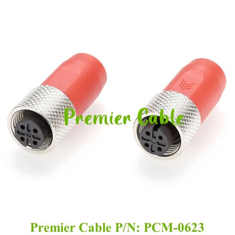 CC Link CAN Bus A Code 4 Pin M12 Female Termination Resistor China CC Link CAN Bus A Code 4 Pin