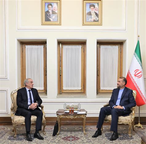 Syrian Deputy Fm Meets Amir Abdollahian Tehran Times