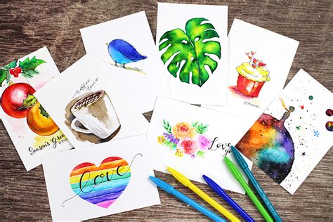 Class101 손 끝에서 피어나는 마법같은 그림 플러스펜 수채화