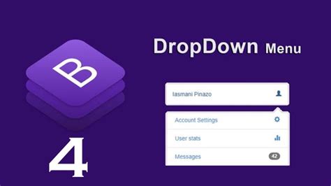 Bootstrap 4 Dropdown Youtube