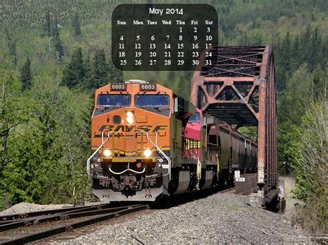 Desktop Calendars Atsf Bn And Bnsf