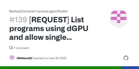 Request List Programs Using Dgpu And Allow Single Program Kill · Issue 139 · Bartoszcichecki