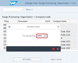 How To Assign Purchasing Organization To Company Code In SAP Hana