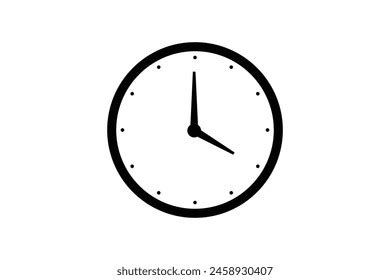 Clock Icon Trendy Flat Style Isolated Stock Vector Royalty Free 2458930405 Shutterstock