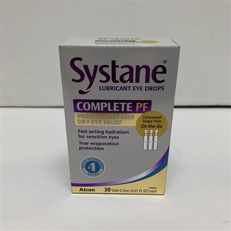 2 Systane Complete Pf Lubricant Eye Drops 60 Vials Dry Eye Exp 3 2025