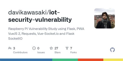 Github Davikawasakiiot Security Vulnerability Raspberry Pi