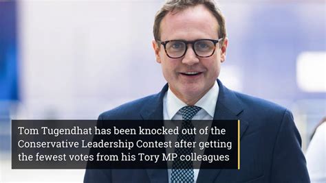 Tom Tugendhat Eliminated From Tory Leadership Race After Finishing Last