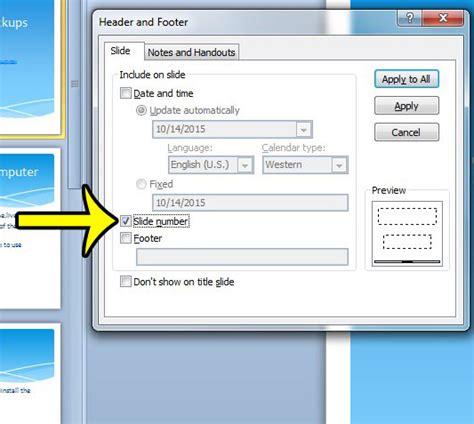 How To Add Page Numbers In Powerpoint 2010 Live2Tech