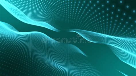Abstract Technology Wave Looping Animated Background Made With