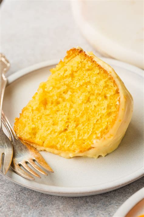 Glazed Orange Bundt Cake With Fresh Citrus