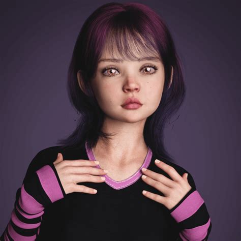 Violet For Genesis 8 Female 3d Rendering Renderhub Gallery