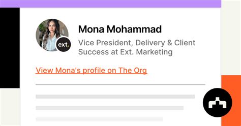 Mona Mohammad Vice President Delivery And Client Success At Ext