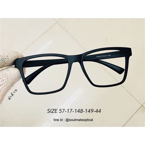 กรอบแว่นสายตาผู้ชาย ทรงเหลี่ยม โอเวอร์ไซส์ Shopee Thailand
