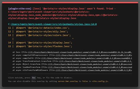 Caret In On Screen Error Output Points To The Wrong Line · Issue 14312