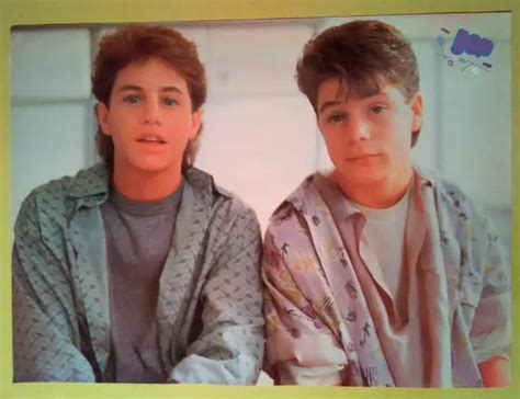 Magazine Pinup~ Kirk Cameron And Sean Astin ~1980s ~~back River Phoenix