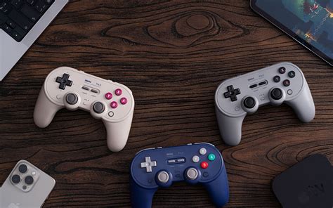 8bitdo Pro 3 Bluetooth Gamepad G Classic Gray And Purple Collectors Editions