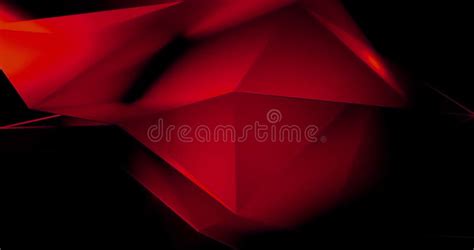 Red Abstract Background With Motion Plexus Of Dots And Lines